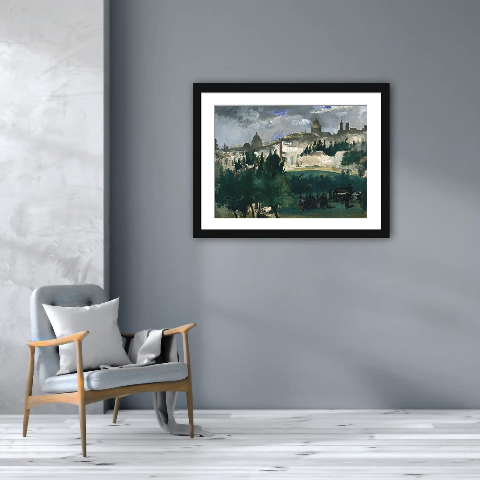 Manet's Funeral Vintage Scene Print | Reproduction of 1967 Classic ...
