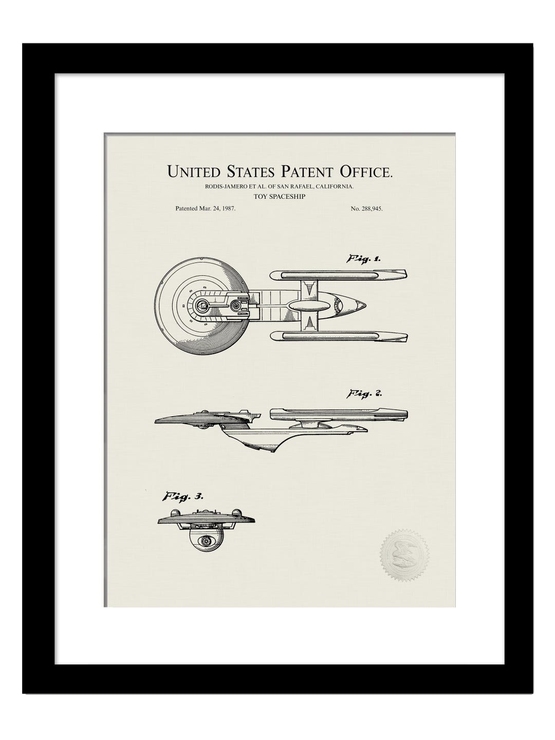 Classic Movie Starship Design | 1987 Paramount Pictures Spaceship ...
