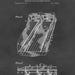 Vintage Bowling Lane Print | 1995 Bumper System Patent | Game Room Wall ...