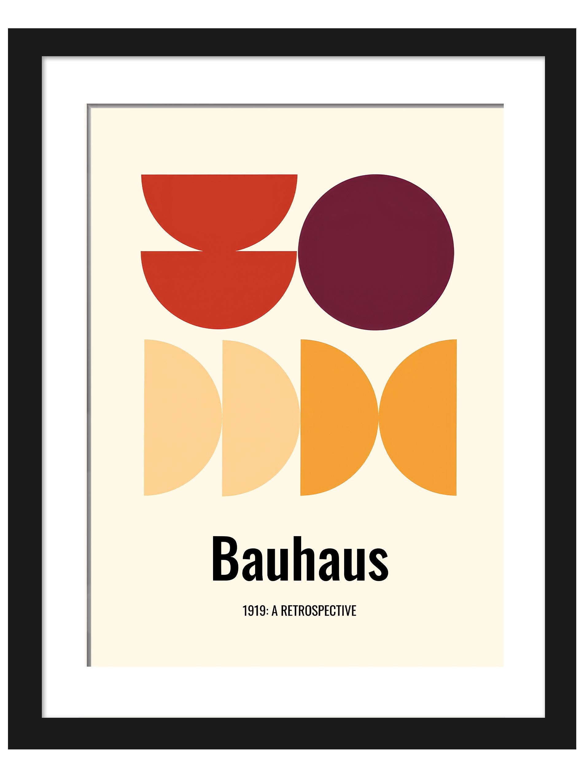 Geometric Brilliance of Bauhaus | 1919 Bauhaus Retrospective Abstract ...