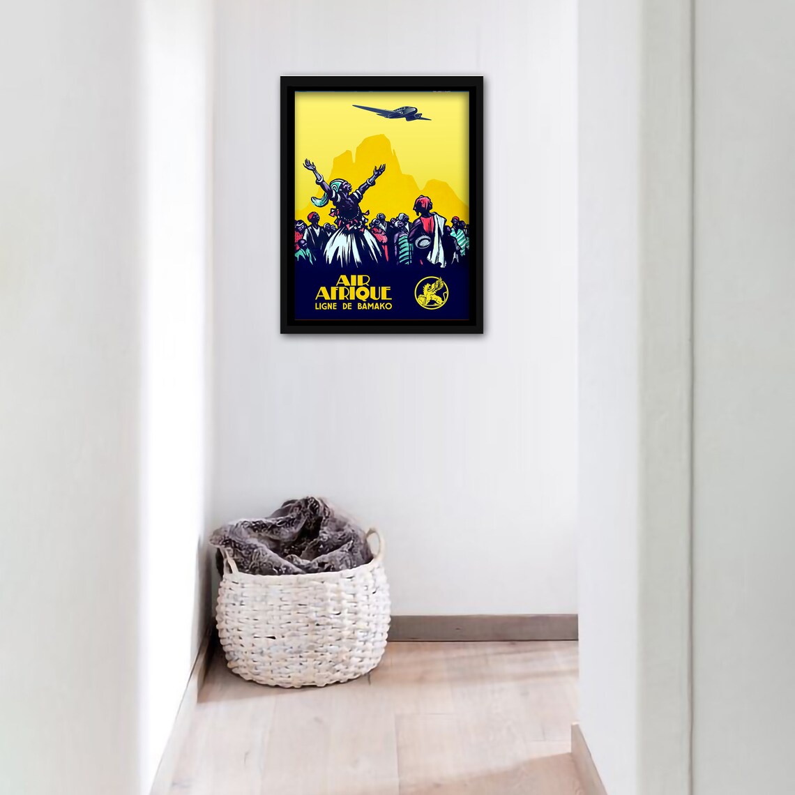 Vibrant African Dancers Airline Poster | Reproduction of the 1930’s Air ...