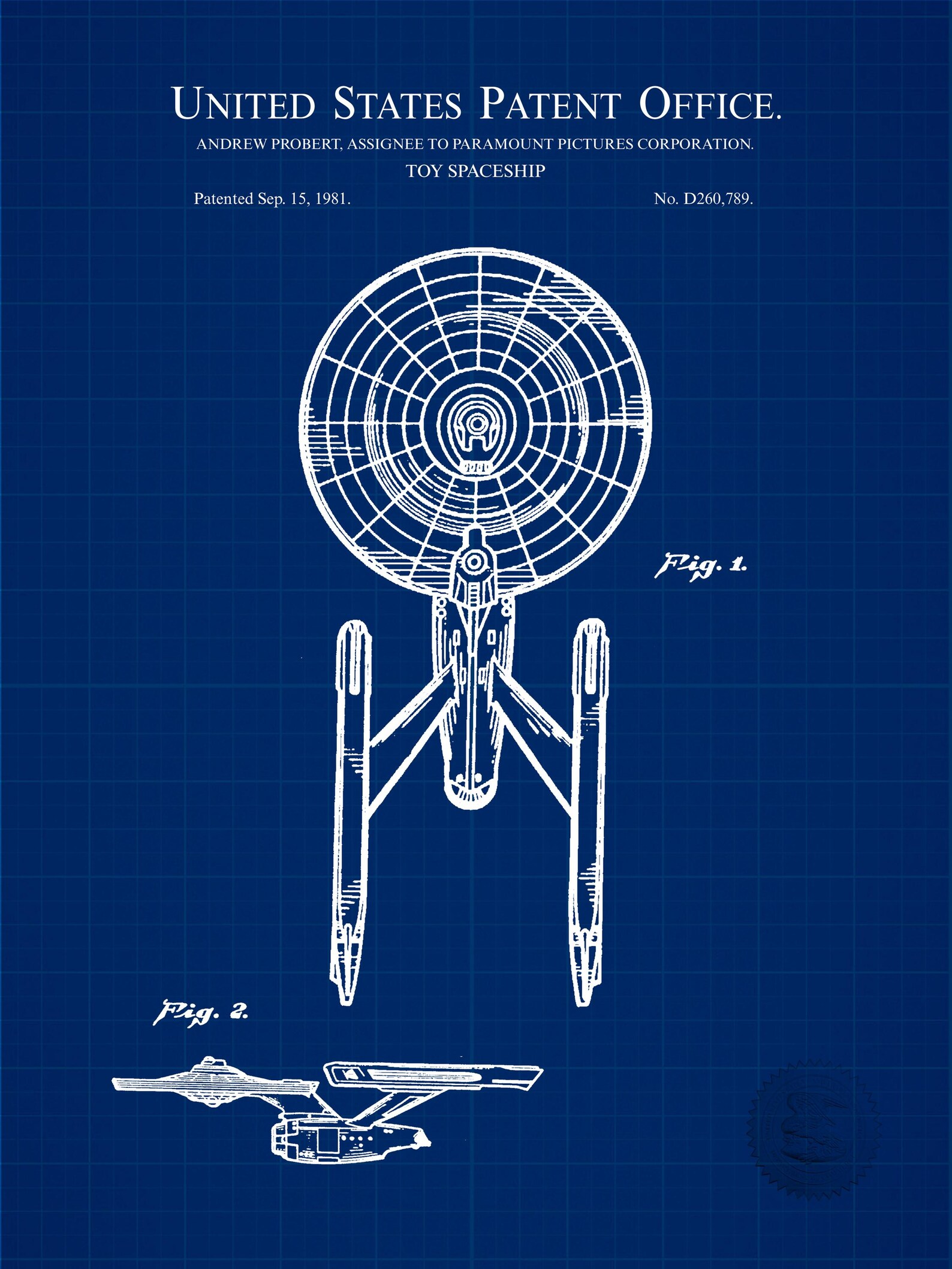 Classic Sci-fi Movie Starship | 1981 Paramount Pictures Spaceship ...