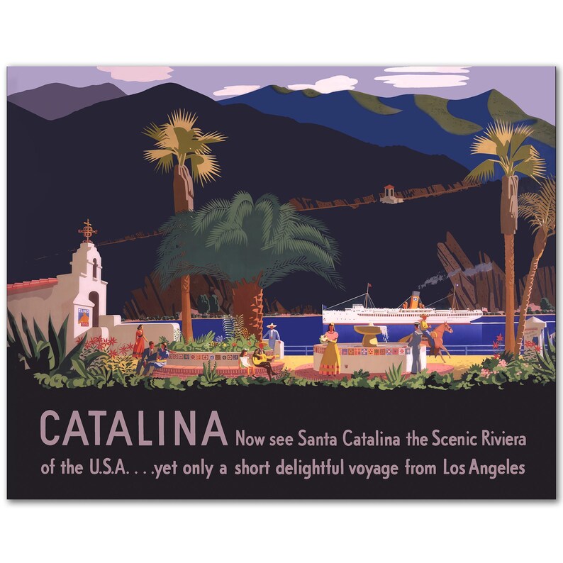 Catalina Island Getaway | Reproduction of 1930s Santa Catalina ...