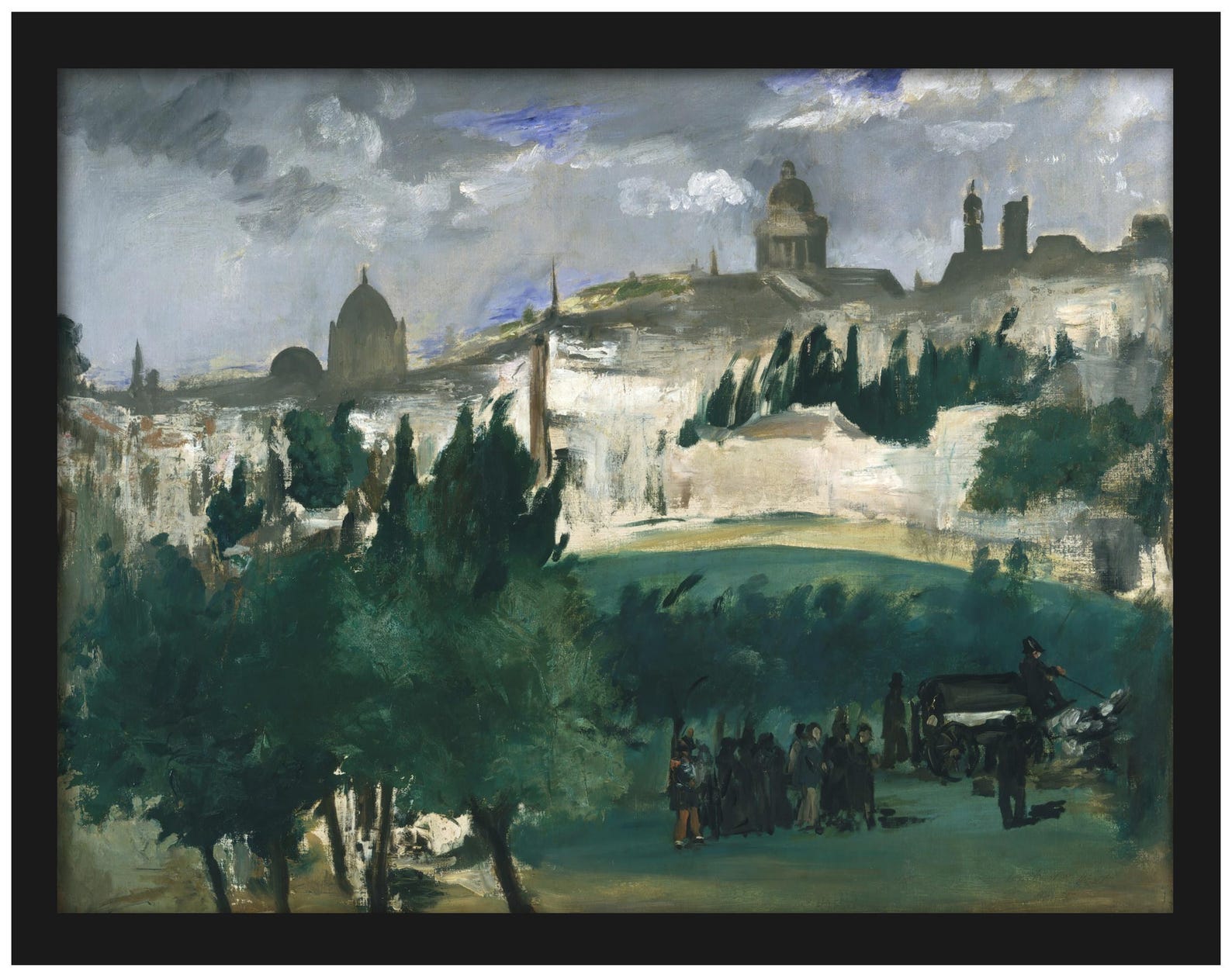 Manet's Funeral Vintage Scene Print | Reproduction of 1967 Classic ...