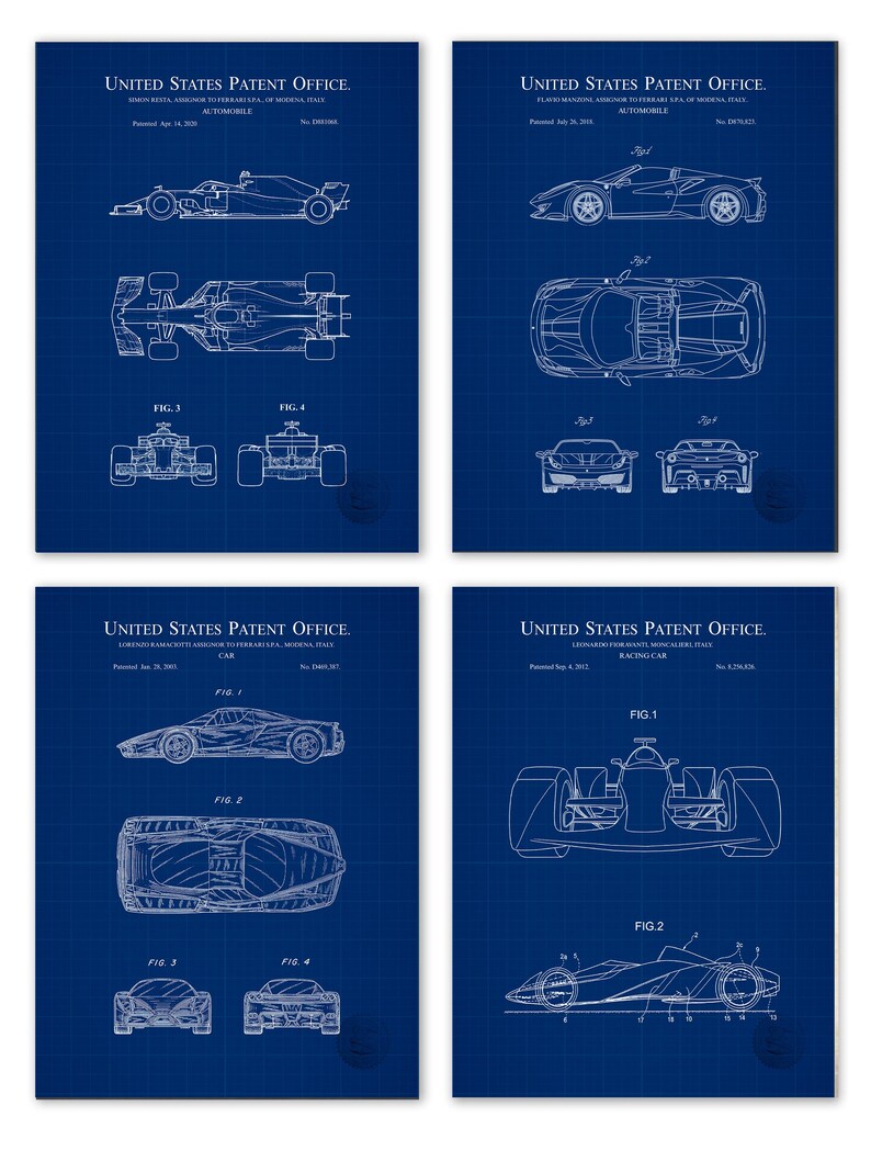 Classic Racing Car Design Collection | 2005-2010 Ferrari Automobile ...