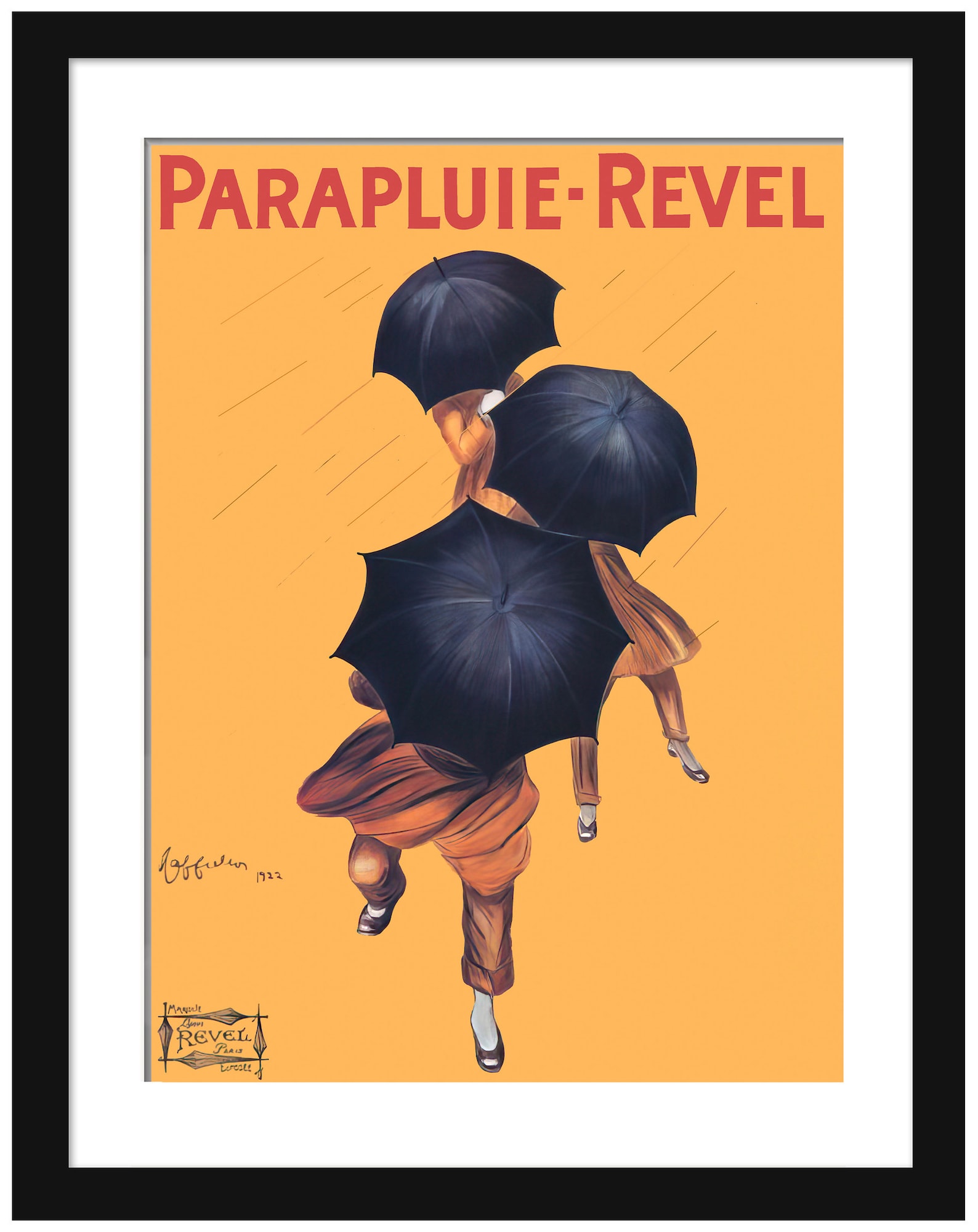 1922 Umbrella Poster | Reproduction of Timeless Ad Art | Gift for ...