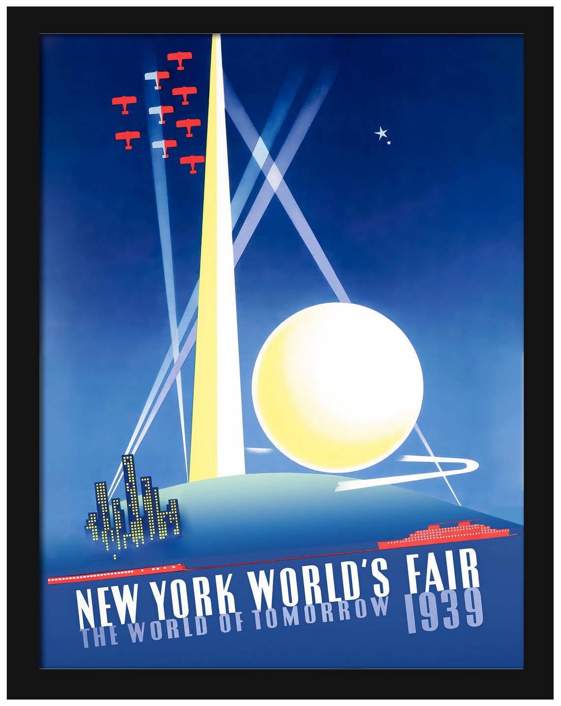 NY 1939 World's Fair Art | Reproduction of Vintage World Fair Poster ...
