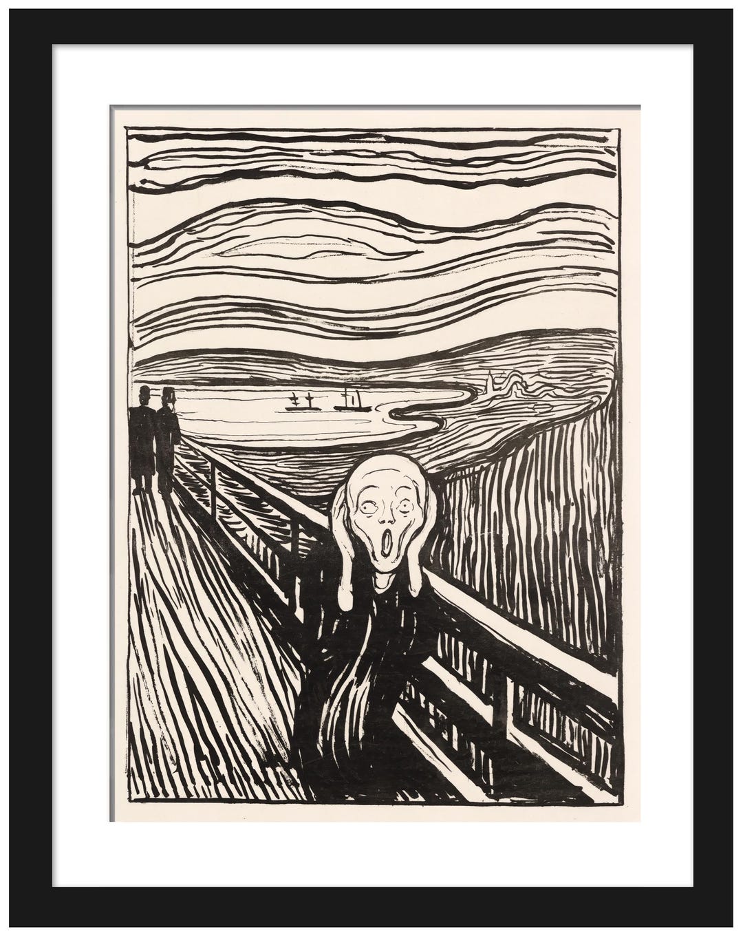 Munch's Scream Print | Reproduction of Iconic 1895 Artwork | Gift for ...
