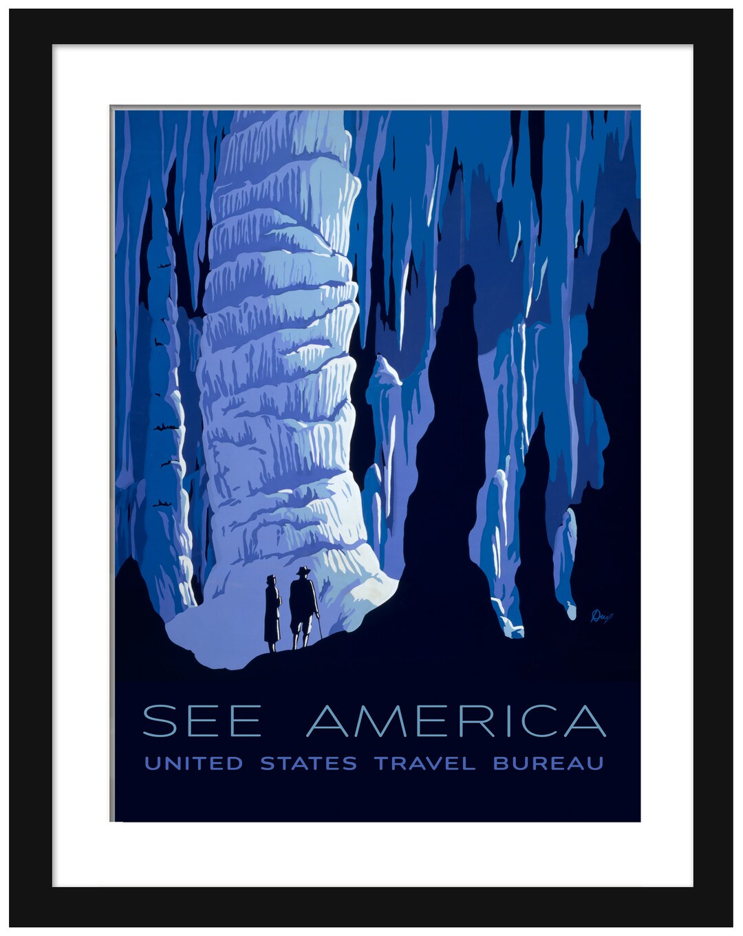 KY Mammoth Caves National Park Art | Reproduction of Kentucky Caves ...