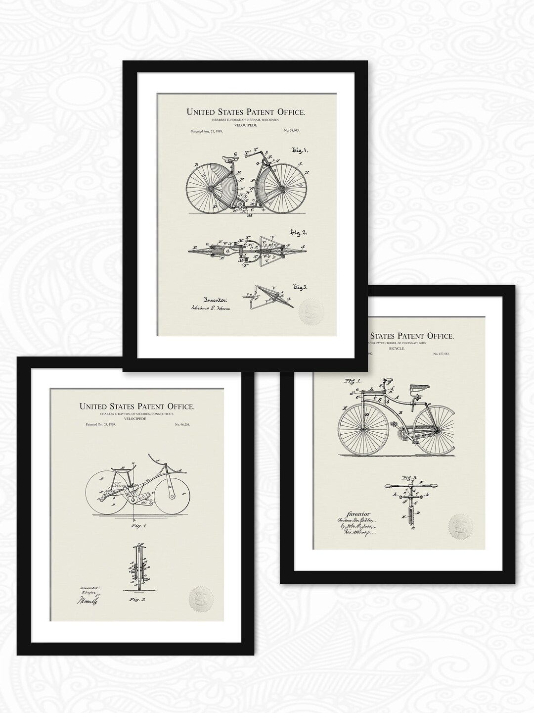 Vintage Velocipede Collection | Historic Bicycle Designs From 1869-1892 ...