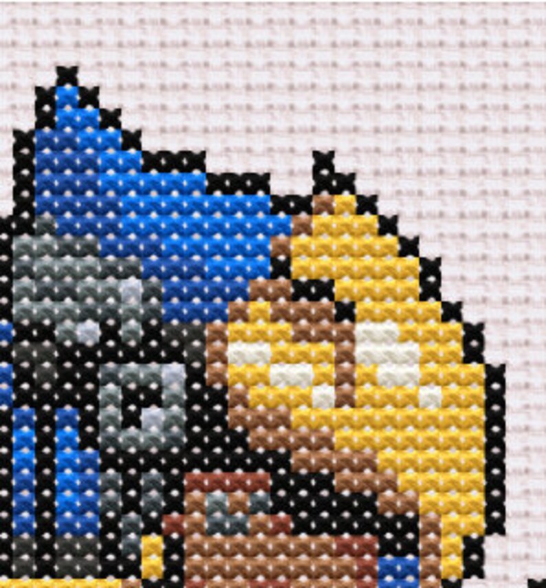 Overwatch Pharah Cross Stitch Pattern PDF, Instant Download Perfect ...