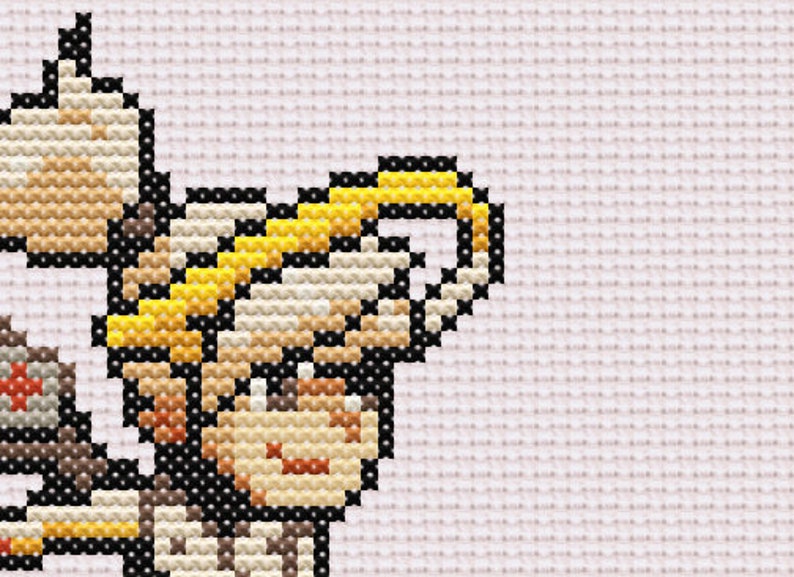Overwatch Mercy Cross Stitch Pattern PDF, Instant Download Perfect ...