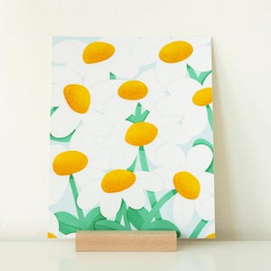 Daisy Art Print | Botanical Art Print | Illustration | Wall Decor ...