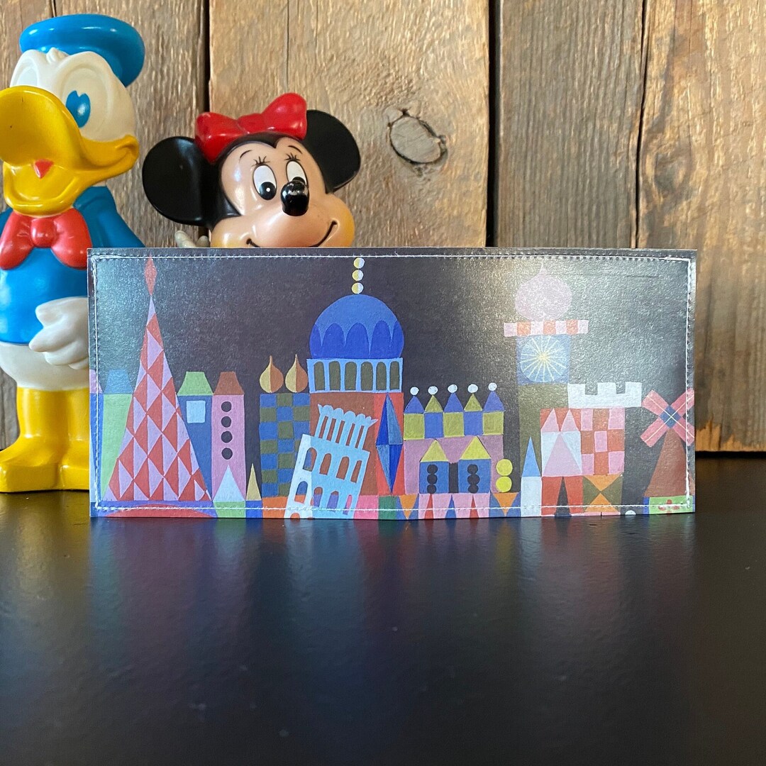 Small World Disneyland Map Wallet - Etsy
