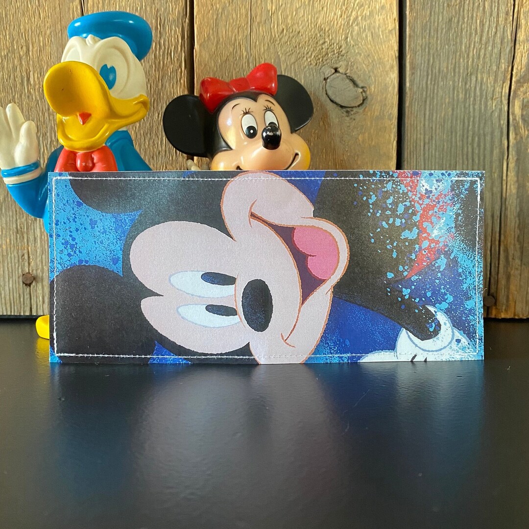 Mickey Disneyland Map Wallet - Etsy