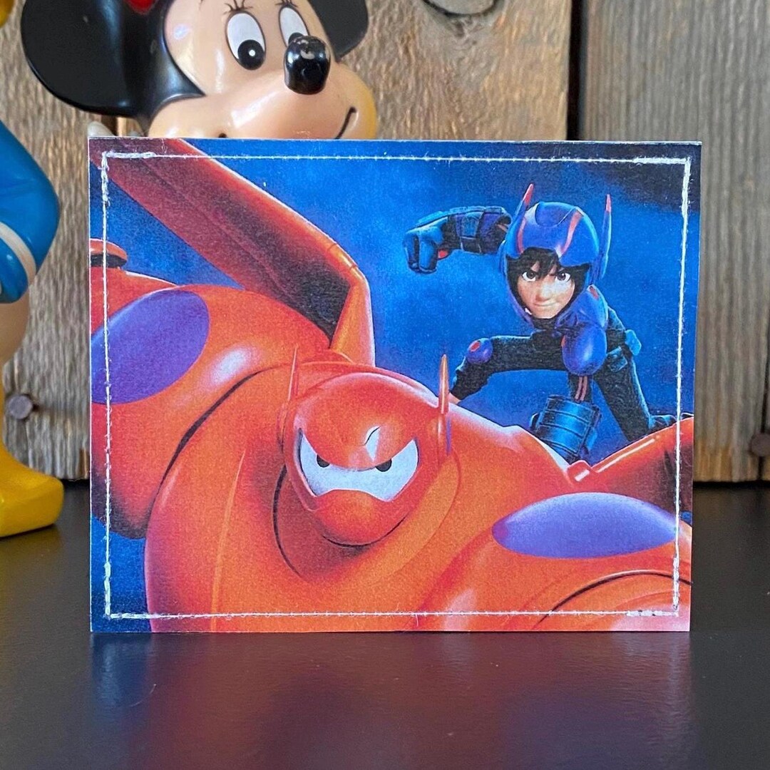 Hiro & Baymax Disneyland Map Mini Wallet - Etsy