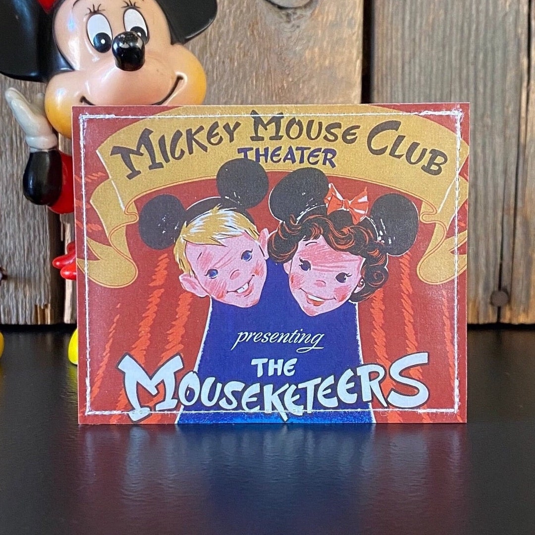 The Mouseketeers Disneyland Map Mini Wallet - Etsy