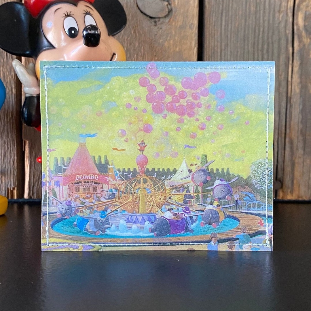 Dumbo Disneyland Map Mini Wallet - Etsy