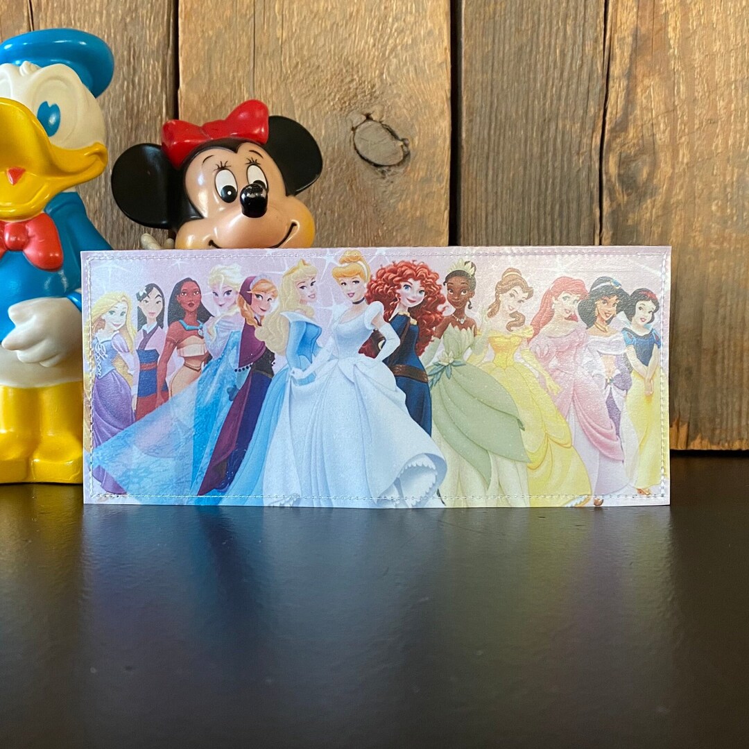 Disney Princesses Disneyland Map Wallet - Etsy