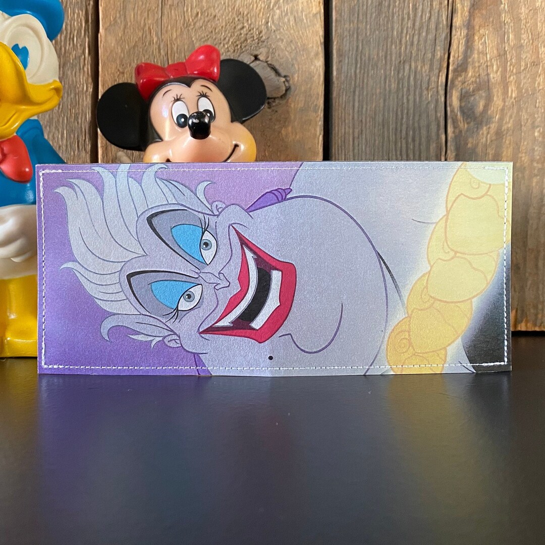 Ursula Disneyland Map Wallet - Etsy
