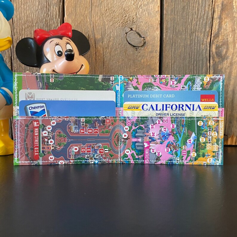 Stitch Disneyland Map Wallet - Etsy