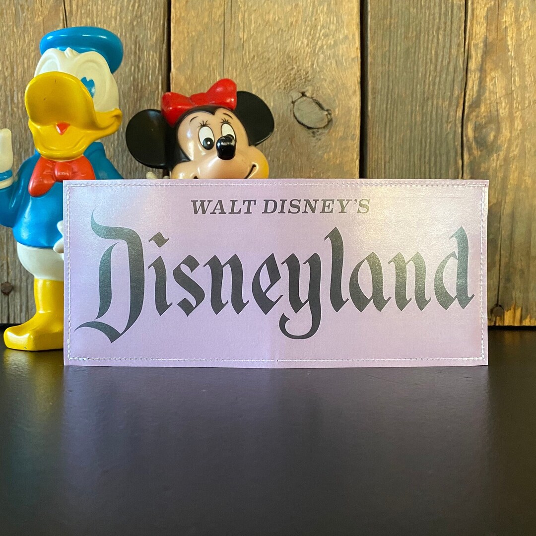 Walt Disney’s Disneyland Map Wallet - Etsy