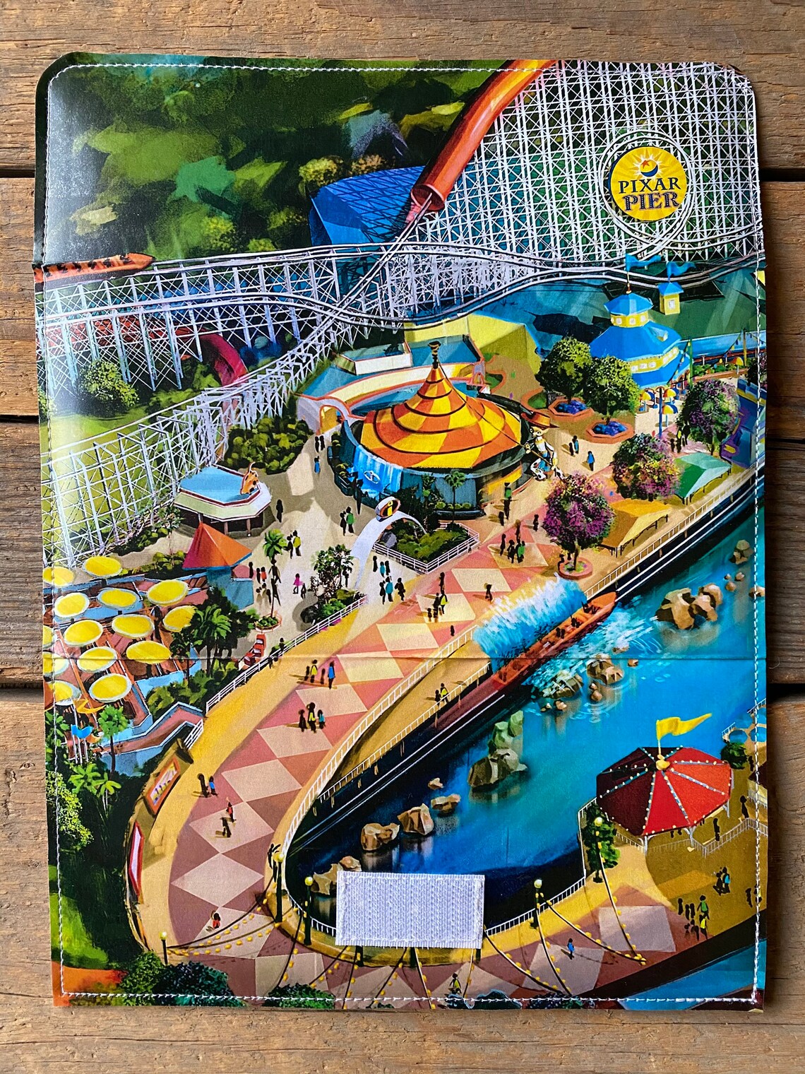 Pixar Pier California Adventure Map Clutch - Etsy