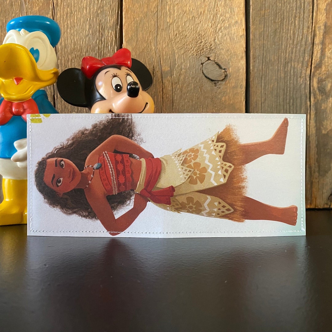 Moana Disneyland Map Wallet - Etsy
