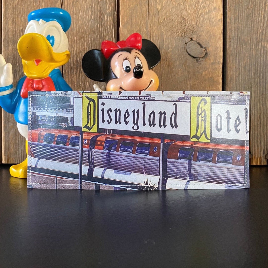 Disneyland Hotel Disneyland Map Wallet - Etsy