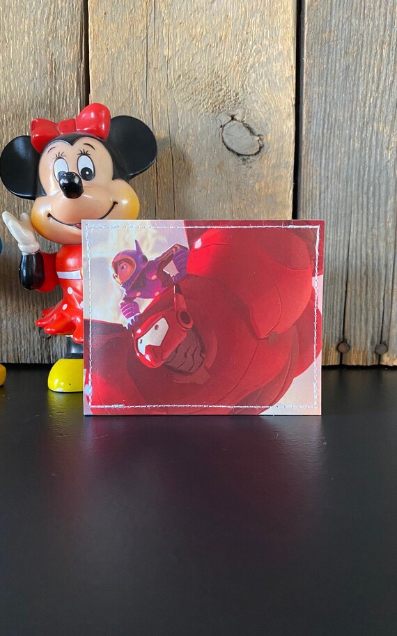 Baymax & Hiro Disneyland Map Mini Wallet | Etsy