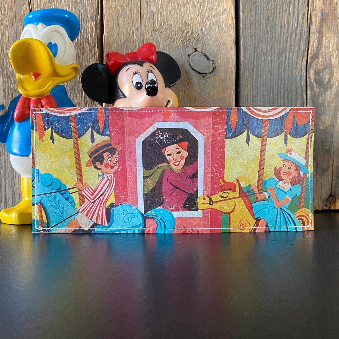 Mary Poppins Disneyland Map Wallet - Etsy