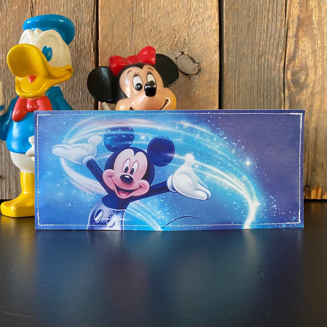 Mickey Disneyland Map Wallet - Etsy