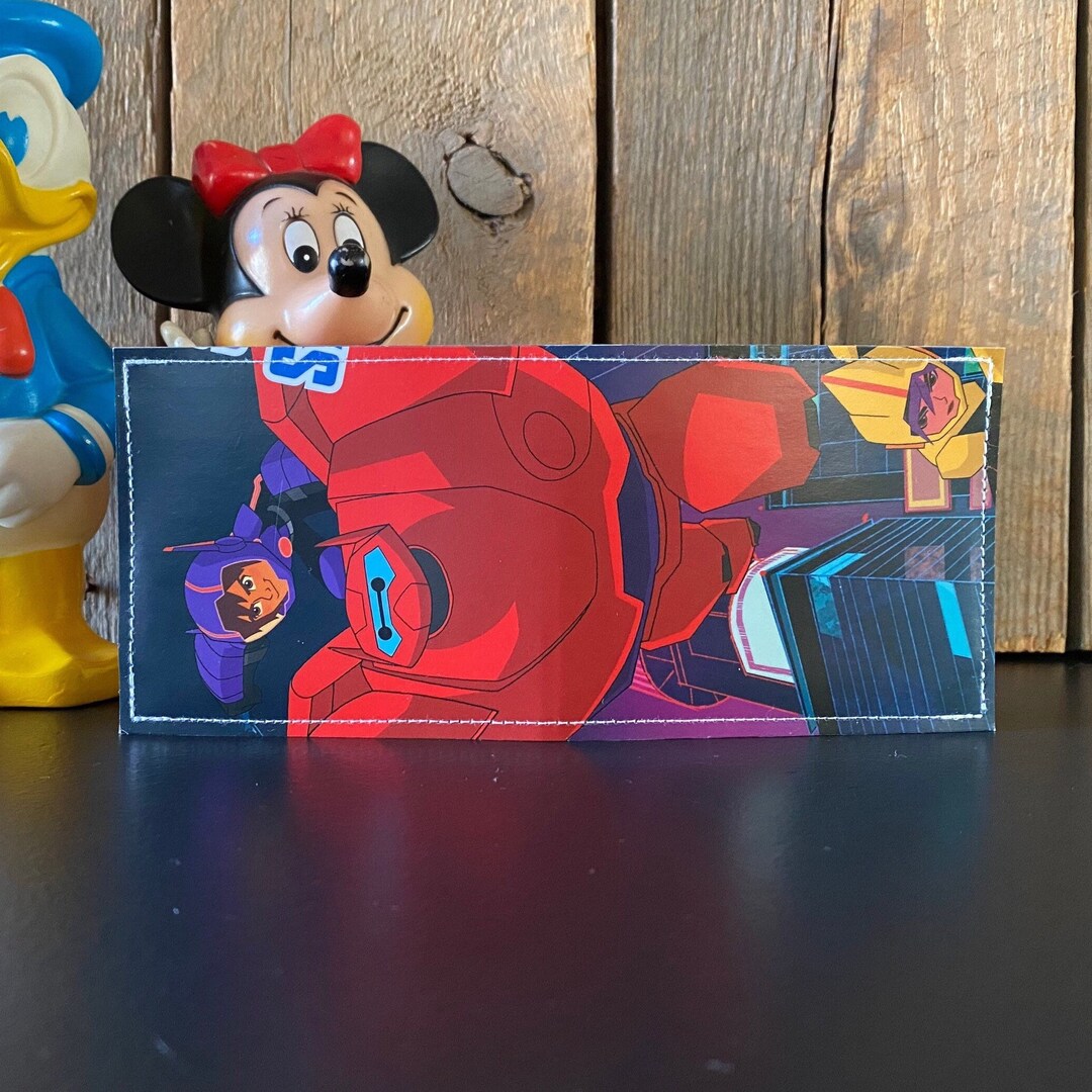 Baymax & Hiro Disneyland Map Wallet - Etsy