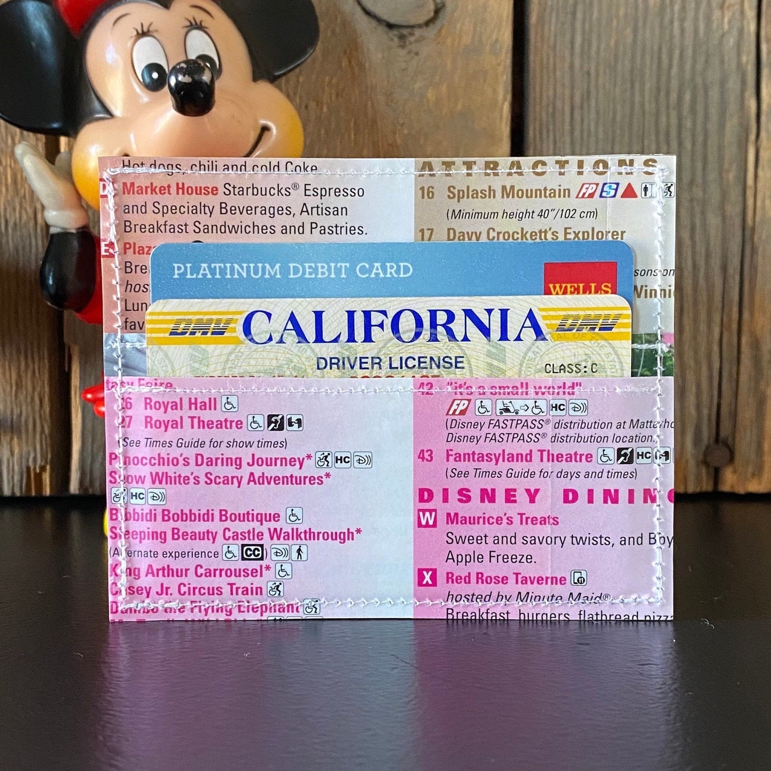 Dumbo Disneyland Map Mini Wallet - Etsy
