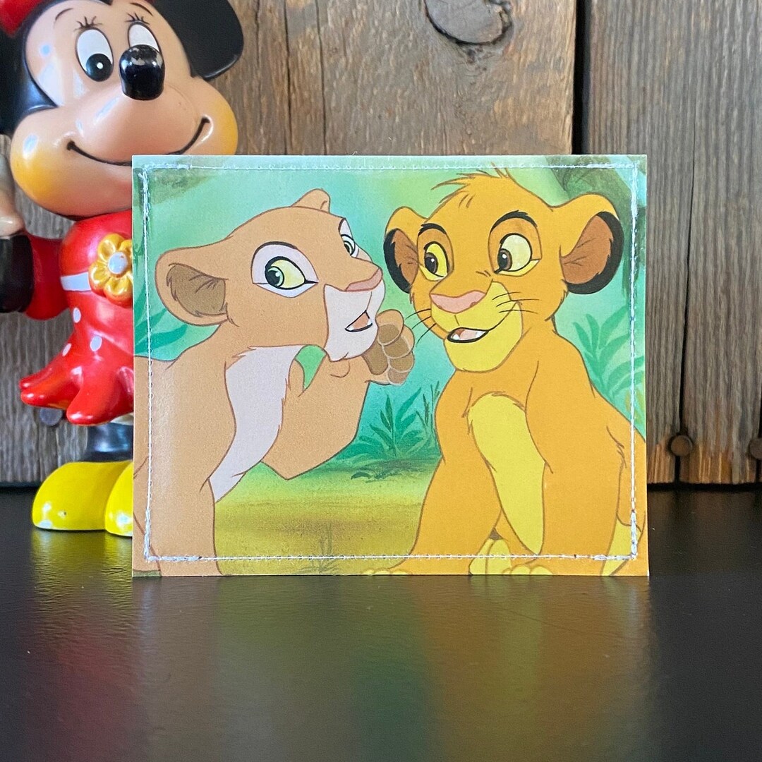 Simba & Nala Disneyland Map Mini Wallet - Etsy