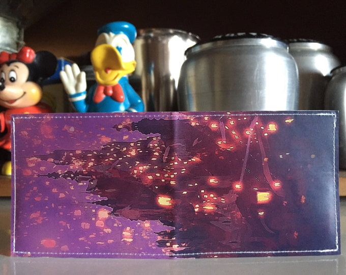 Tangled Disneyland Map Wallet - Etsy