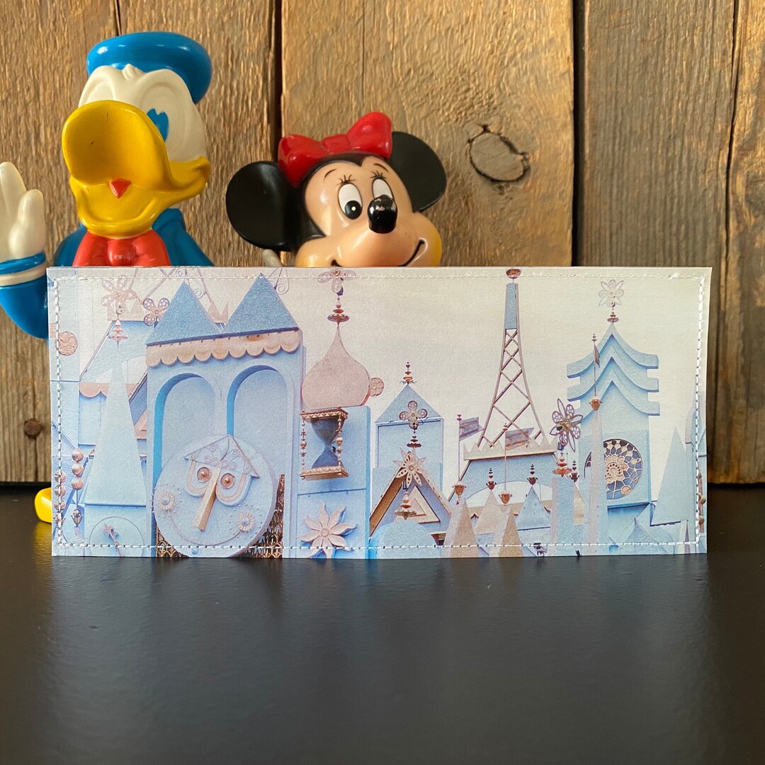 Small World Disneyland Map Wallet - Etsy