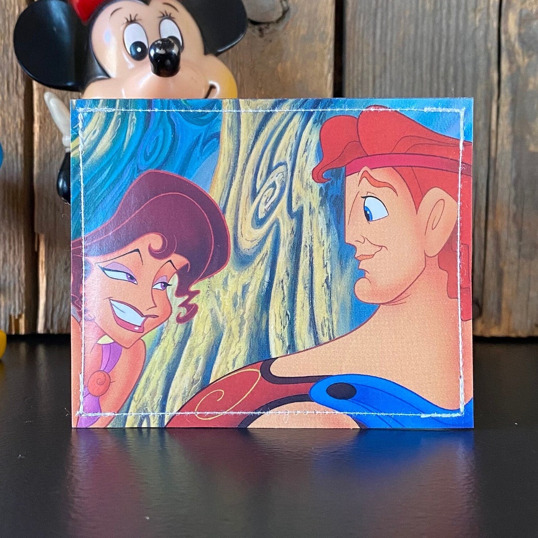 Hercules & Meg Disneyland Map Mini Wallet - Etsy