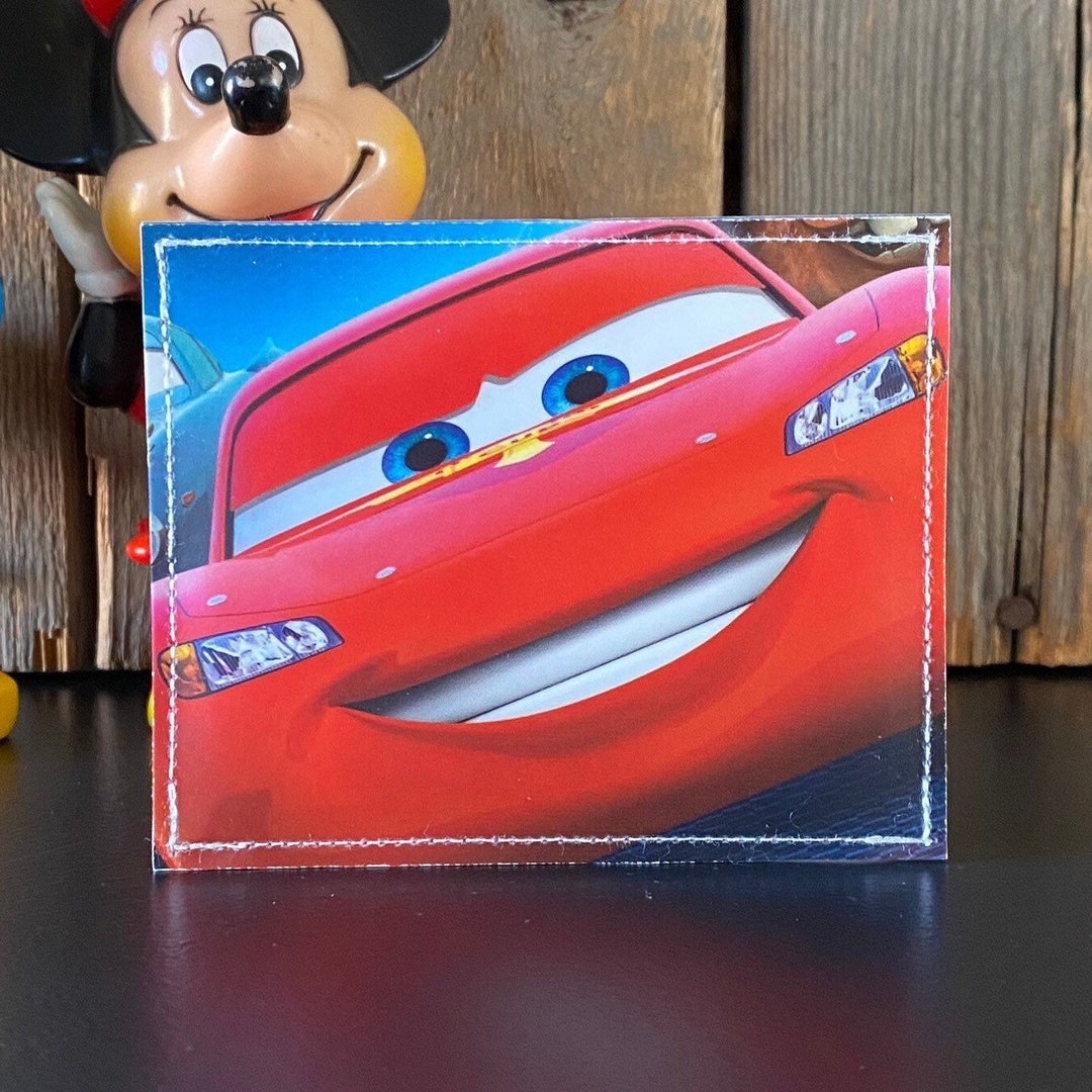 Lightning Mcqueen Disneyland Map Mini Wallet - Etsy