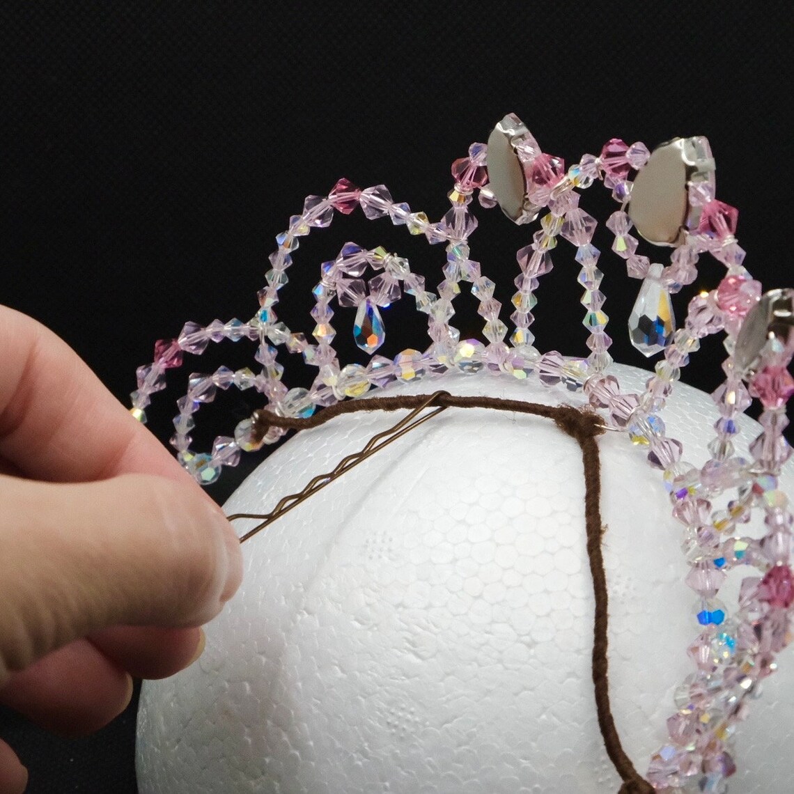 Crystal Ballet Headpiece Tiara - Made to Order - Aurora/bluebird ...