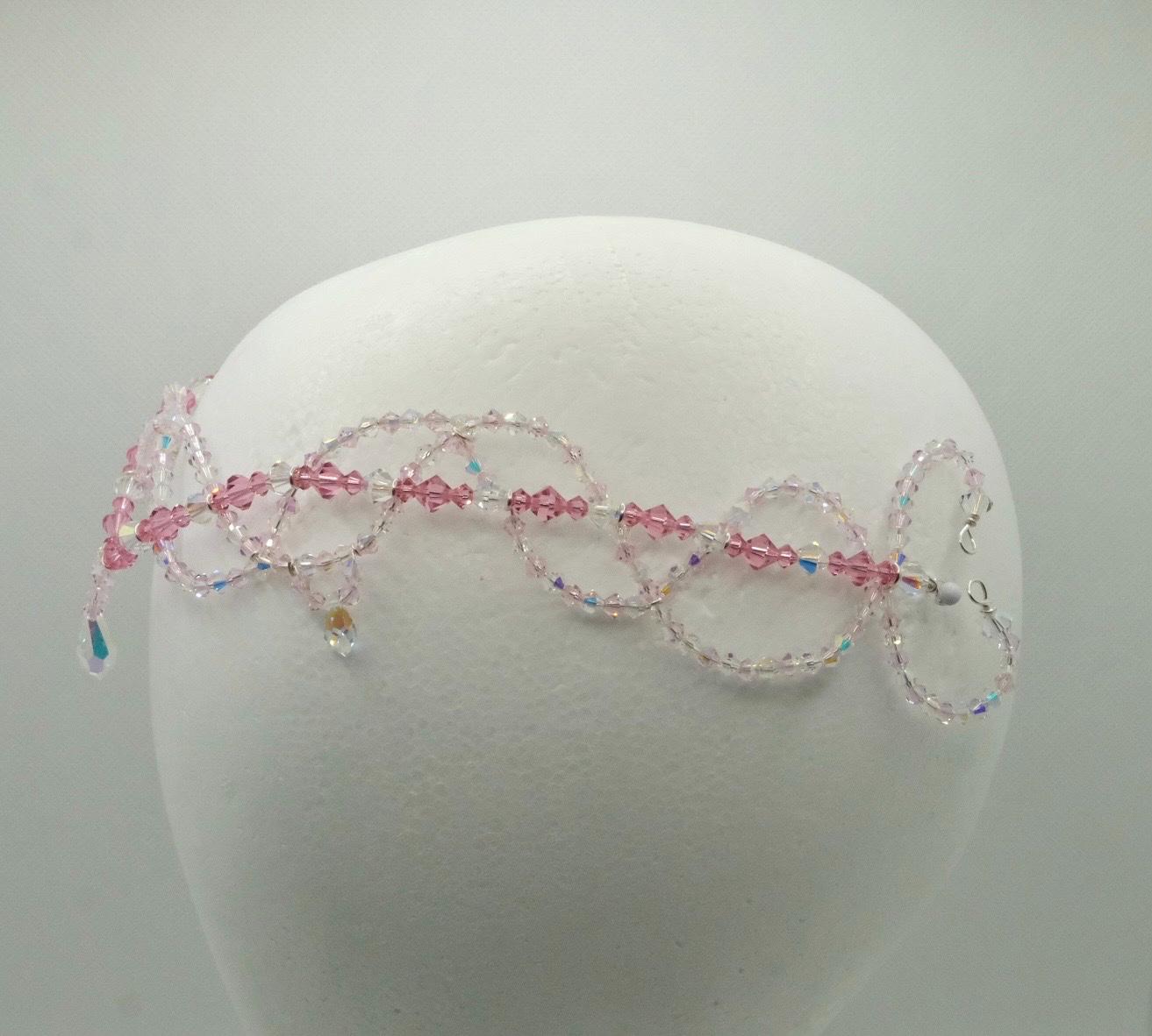 Crystal & Flower Ballet Headpiece - 2 Pieces - Made to Order - Cupid ...