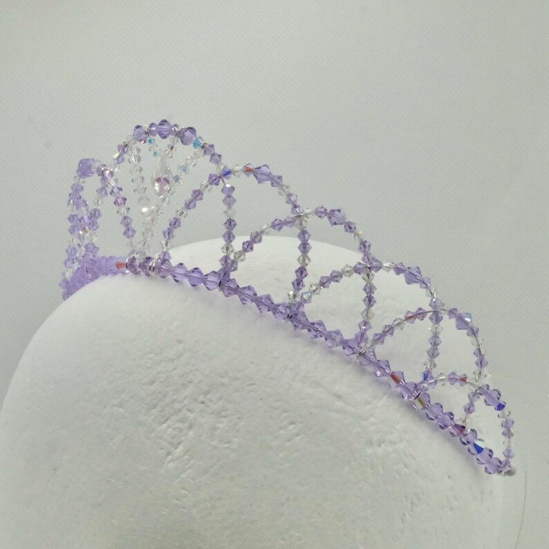 Crystal Ballet Headpiece Tiara - Made to Order - Lilac Fairy/bluebird ...
