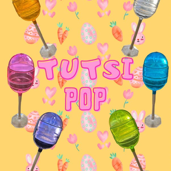 Giant Tutsi Pop With Base Etsy