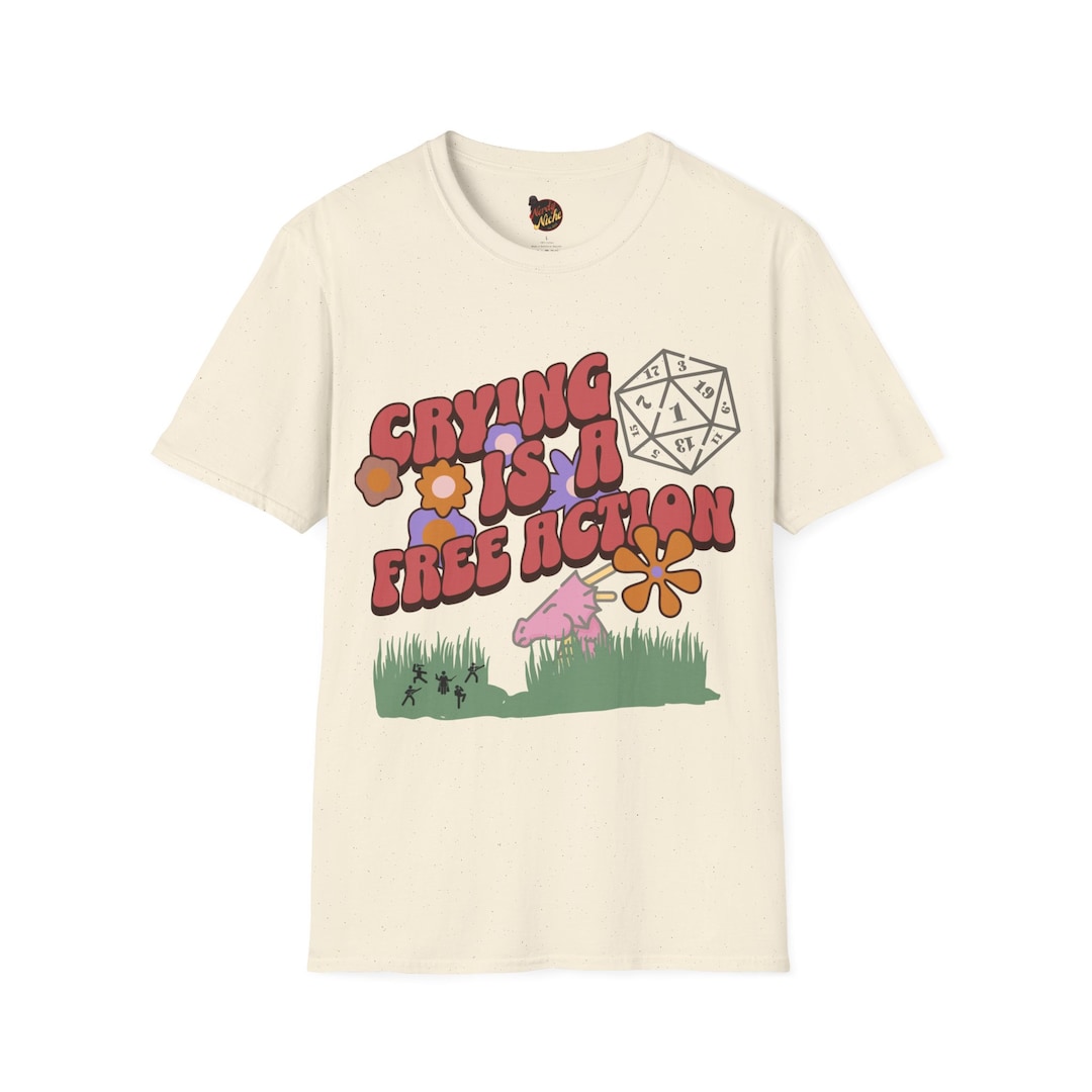 Crying is a Free Action DND TTRPG Critical Fail - Etsy