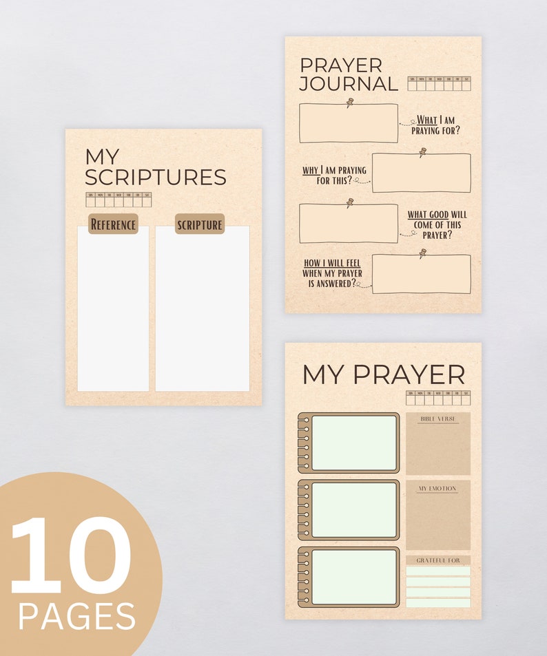 Printable Bible Study Journal for Beginner, Bible Journal, Printable ...