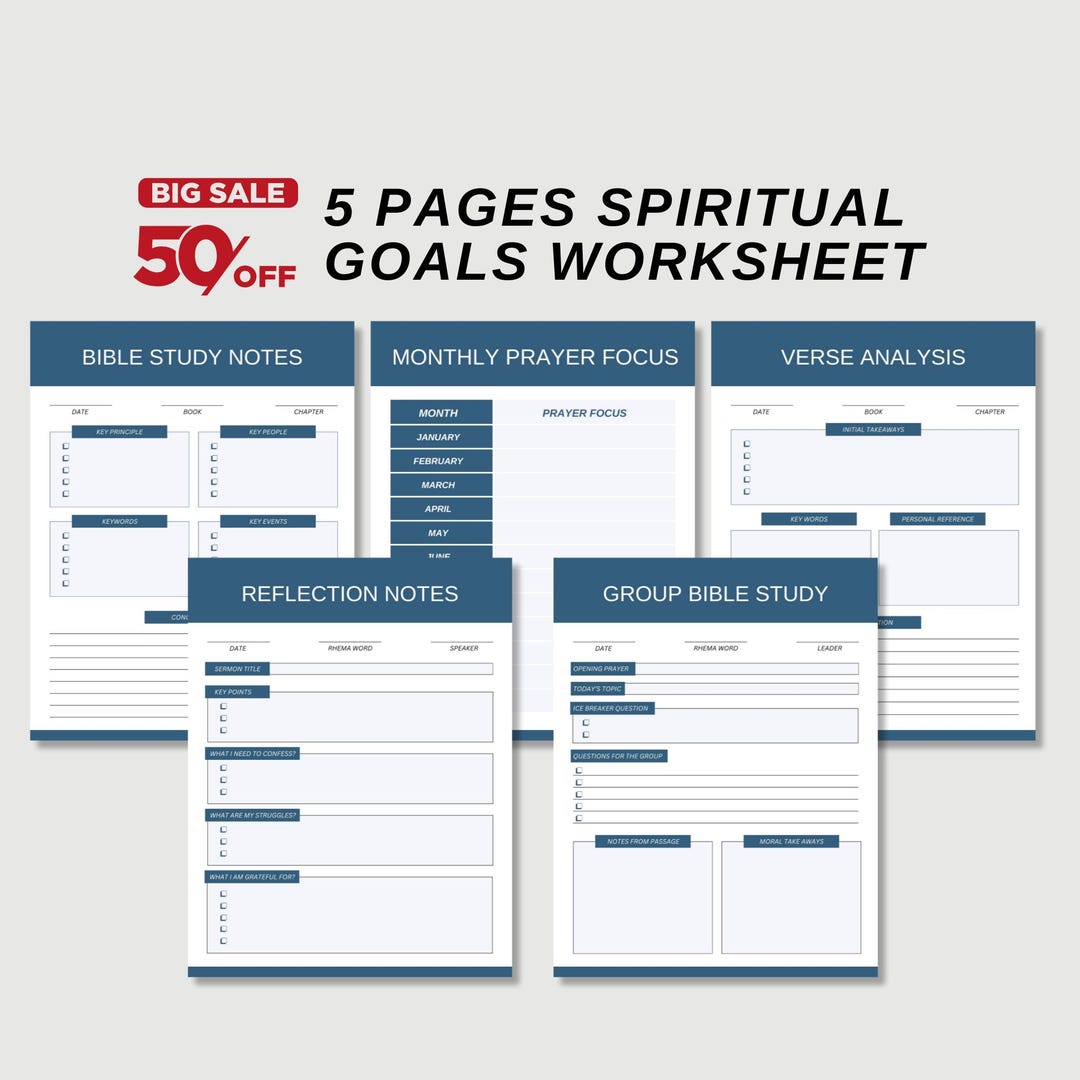 DIY Bible Study Journal, Canva Editable Journal, Christian Notebook ...