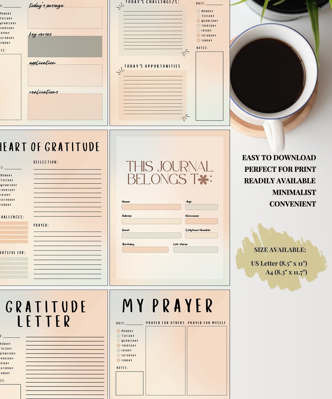 Bible Study Notes, Printable Journal Templates, Bible Study Journal ...