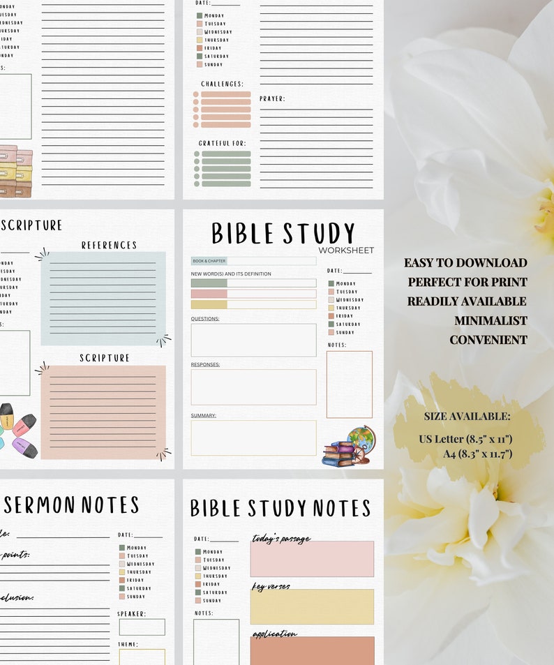 DIY Bible Study Journal, Bible Study Tools, Christian Study Journal ...