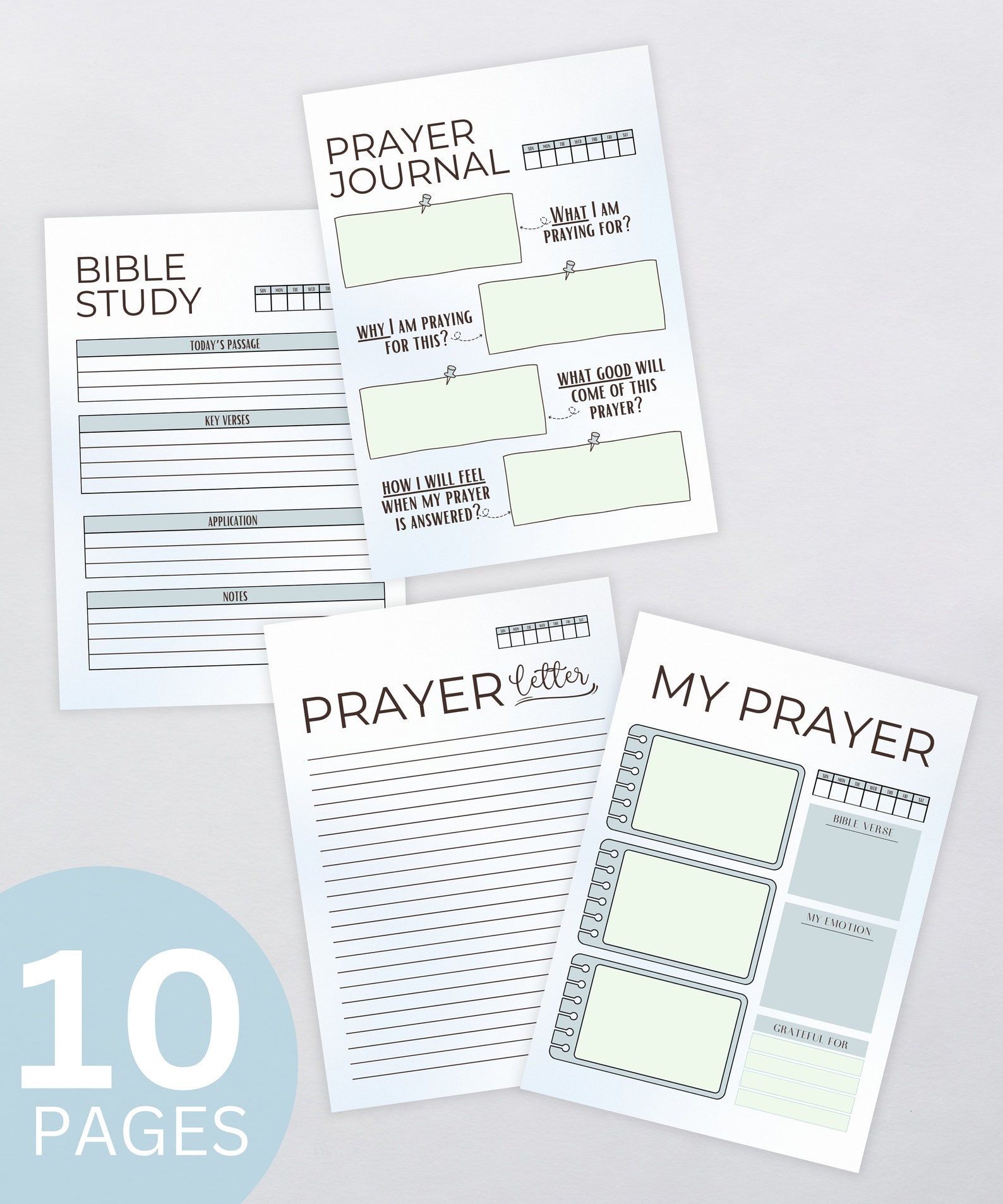 Printable Bible Study Journal for Beginner, Bible Journal, Printable ...