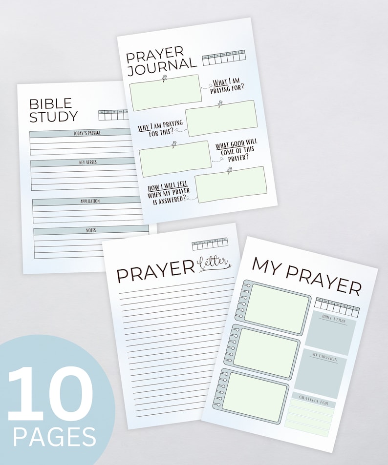 Printable Bible Study Journal for Beginner, Bible Journal, Printable ...
